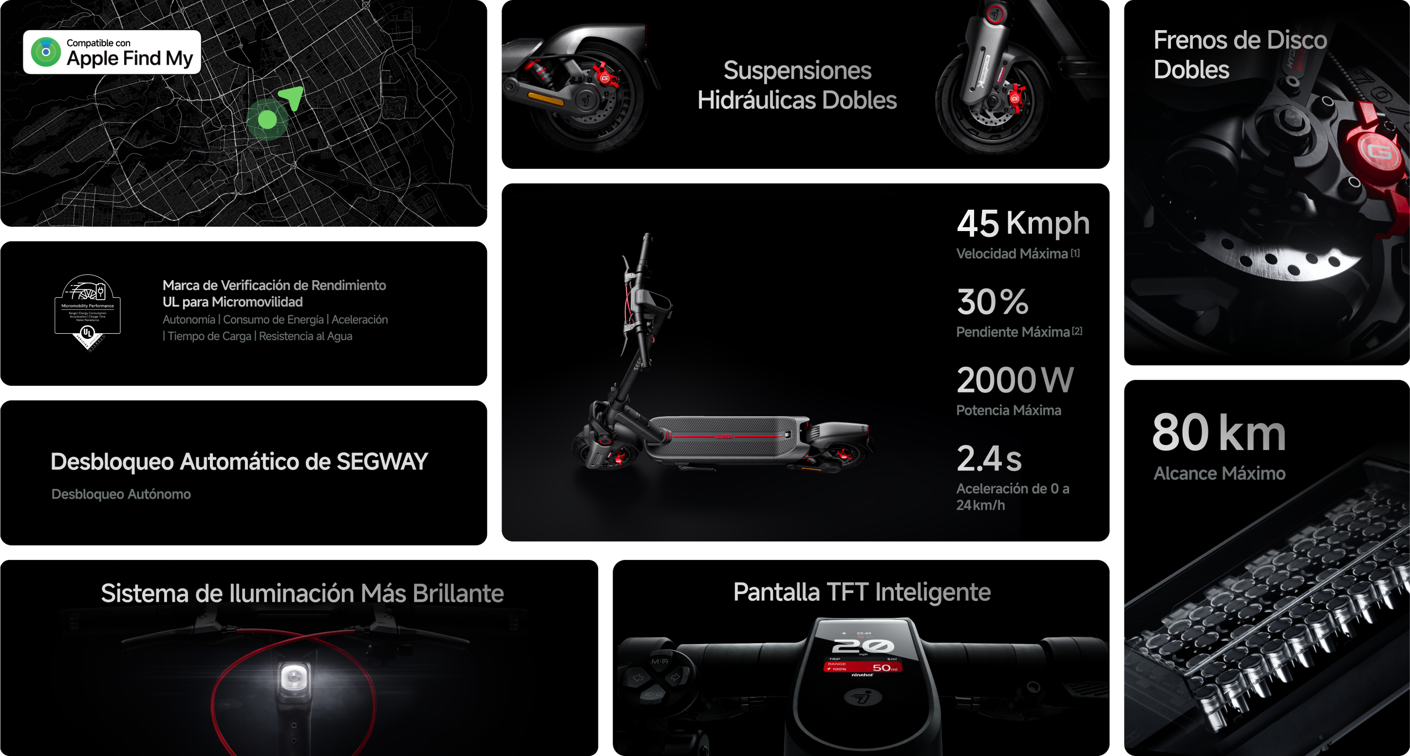 Segway Ninebot Max G3 | Scooter Eléctrico de Alto Rendimiento y Larga ...